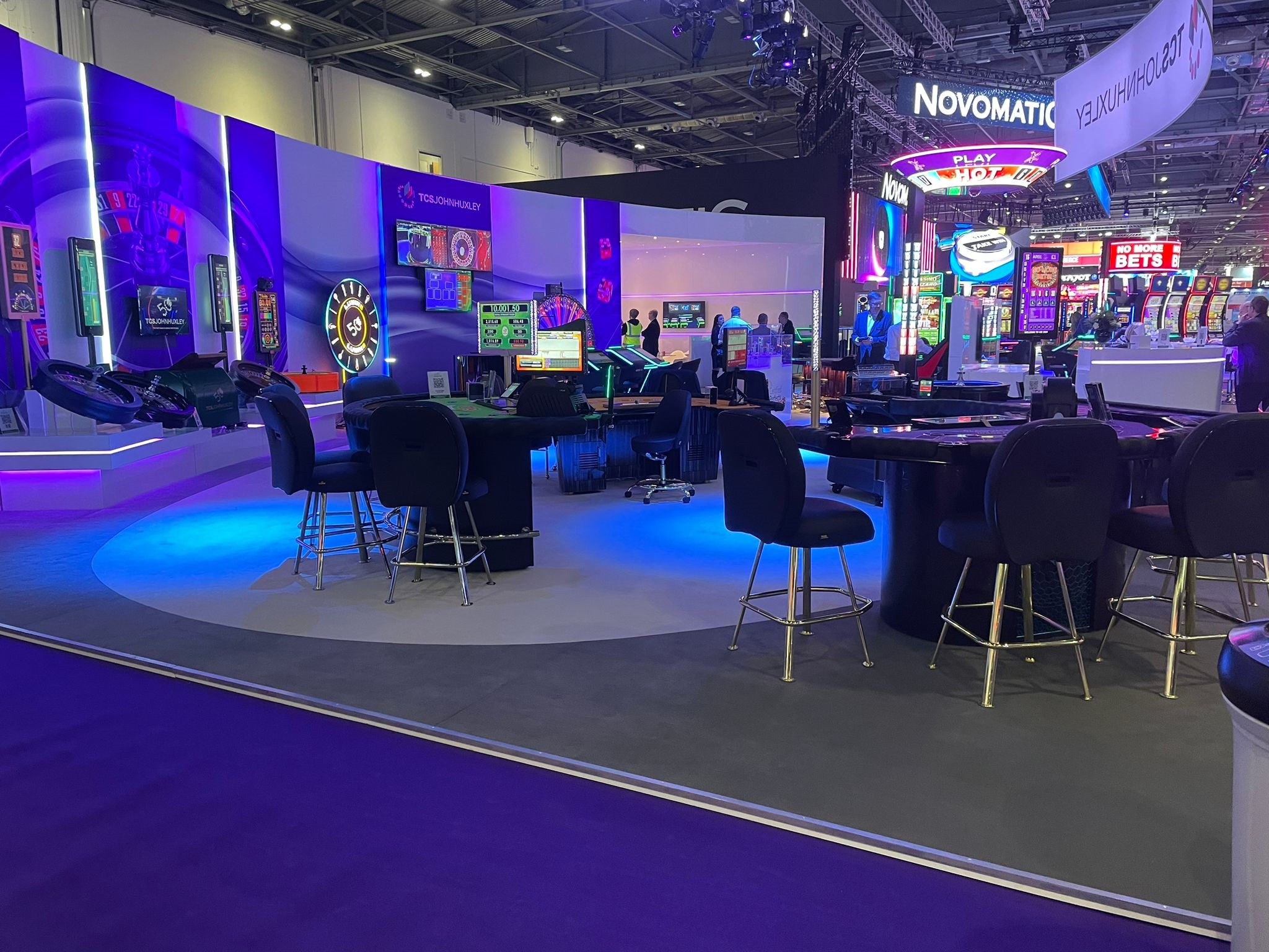 TCS John Huxley @ ICE 2023 - KOMS Event & Exhibition Flooring